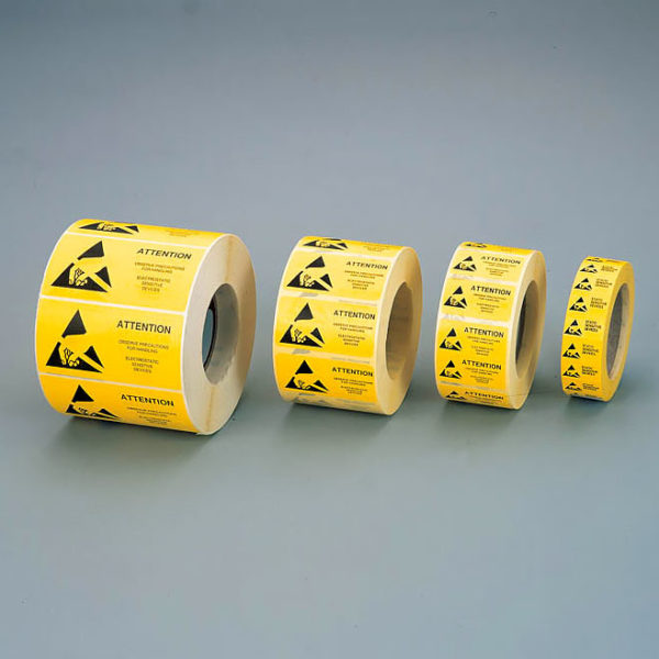ESD Signs, Labels & EPA Retractable Barriers - ESD Protection - Static ...