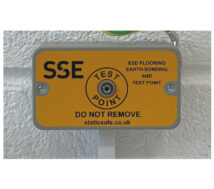 ESD Floor Earth Bonding and Test Point Box - Static Safe Environments