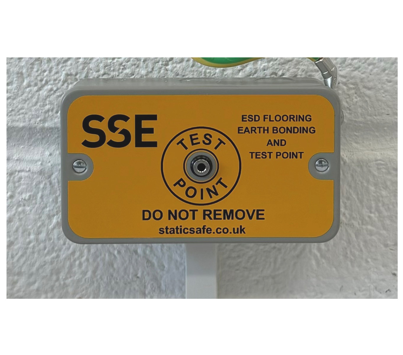 ESD Floor Earth Bonding and Test Point Box - Static Safe Environments