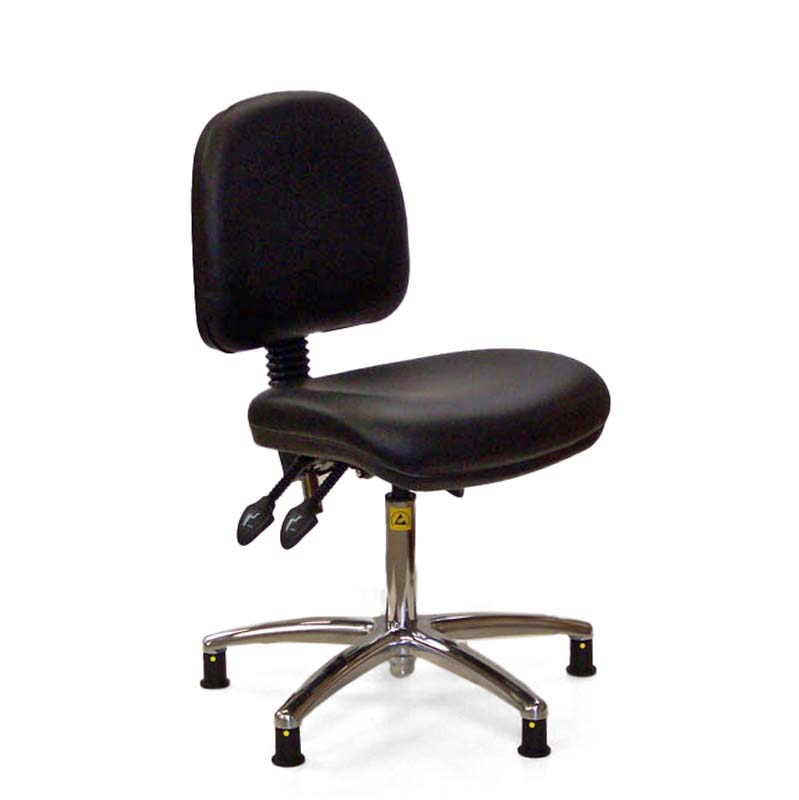 ESD Shell-back Chair, low model with glides 430mm - 570mm (vinyl ...