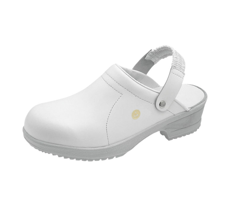 Sievi File White Cleanroom ESD Clogs - Static Safe Environments