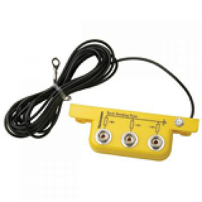 Earth Plug with one 10mm male press stud - Static Safe Environments