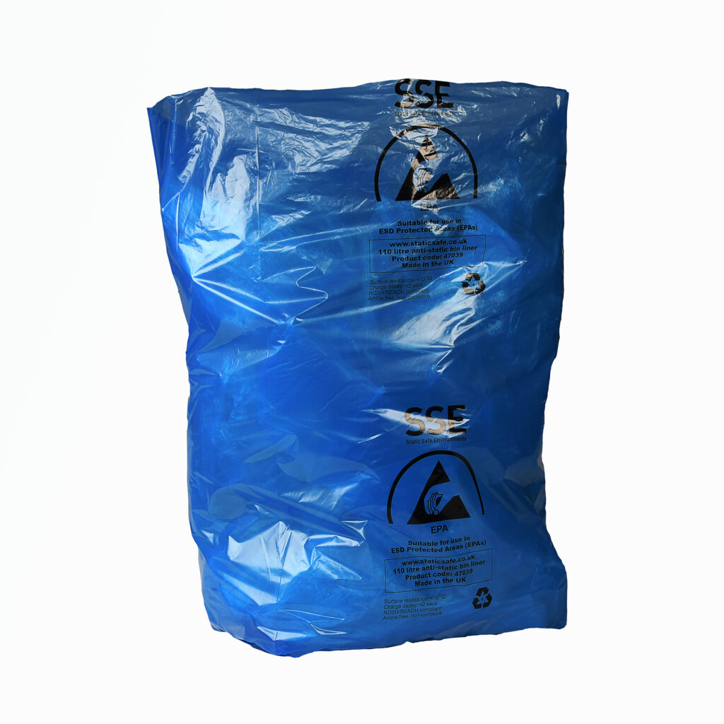Anti-static ESD Bin Bags - Static Safe Environments