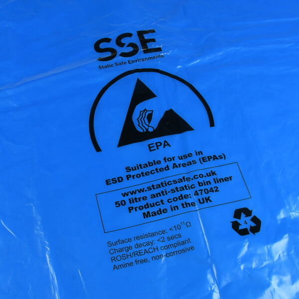 Anti-static ESD Bin Bags - Static Safe Environments