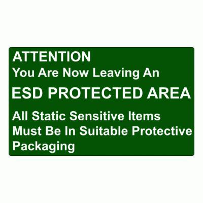 ESD Signs and Labels - ESD Protection - Static Safe Environments