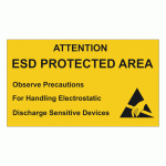 ESD Protected Area Sign - Static Safe Environments