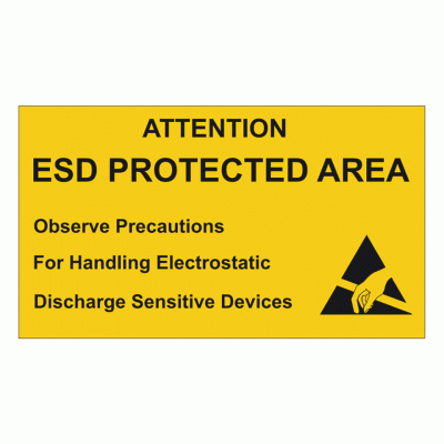 ESD Signs and Labels - ESD Protection - Static Safe Environments