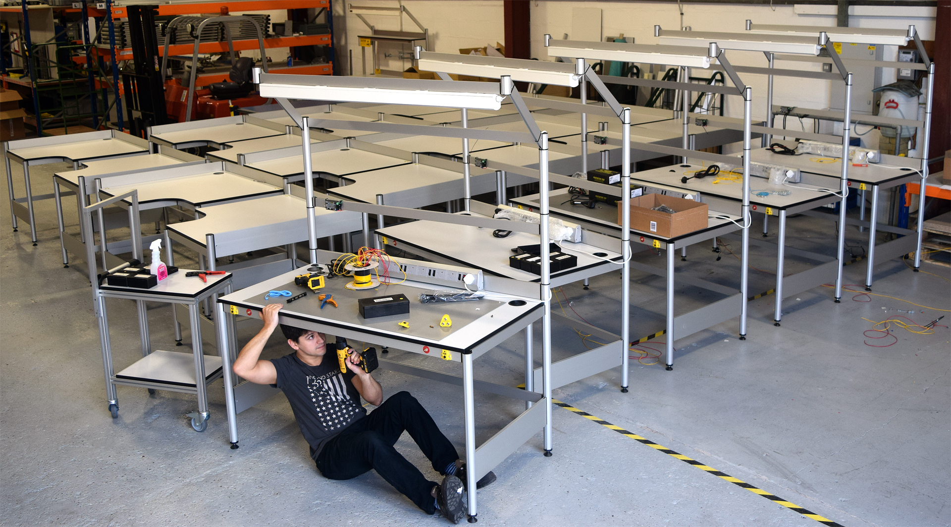 Finishing touches applied to ESD workbenches - Static Safe Environments
