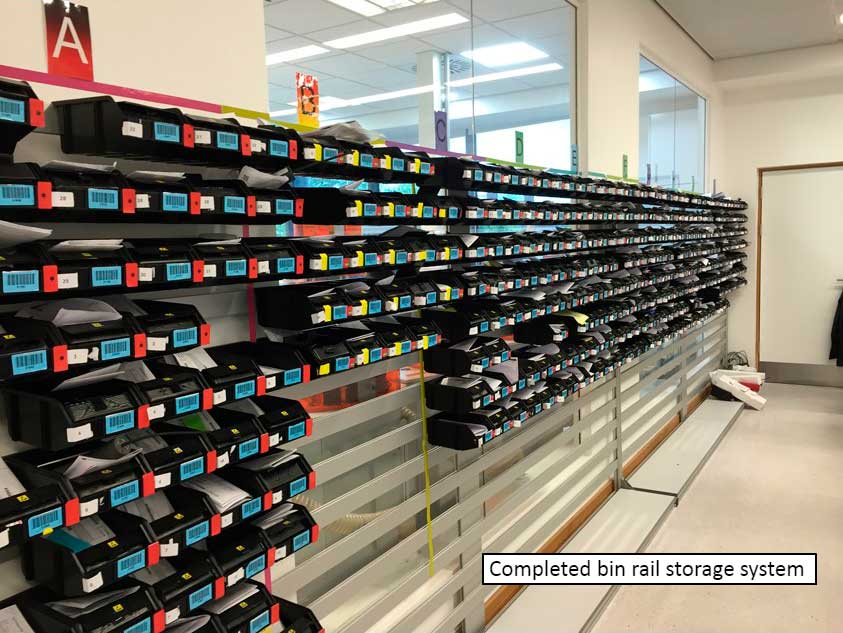 ESD Bin Rail - Static Safe Environments Ltd