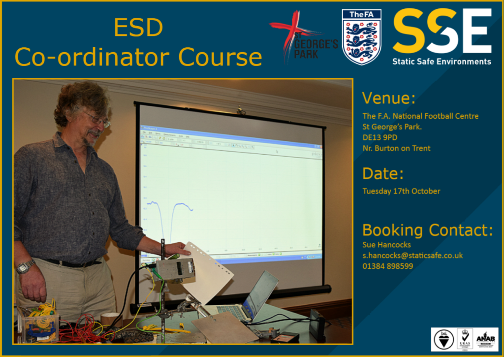 ESD Training Course at the FA’s National Football Centre - Static Safe ...