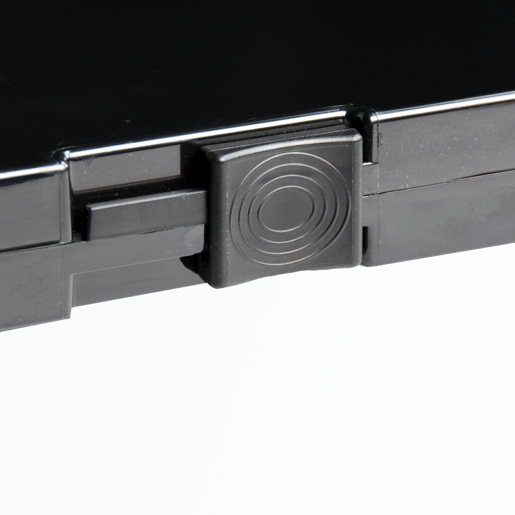 Conductive Hinged Lid Small Component Boxes - Static Safe Environments