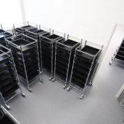 WEZ Conductive Containers - Flat Base - Static Safe Environments