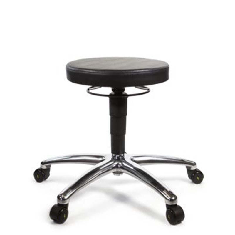 Tech Range high model ESD chair with glides - vinyl upholstery - Static ...