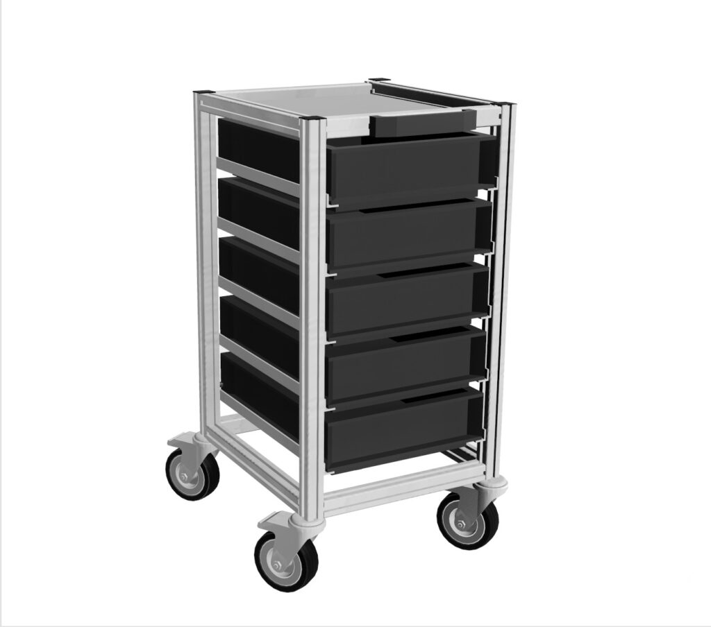 Kitehawke Low ESD Container Trolley